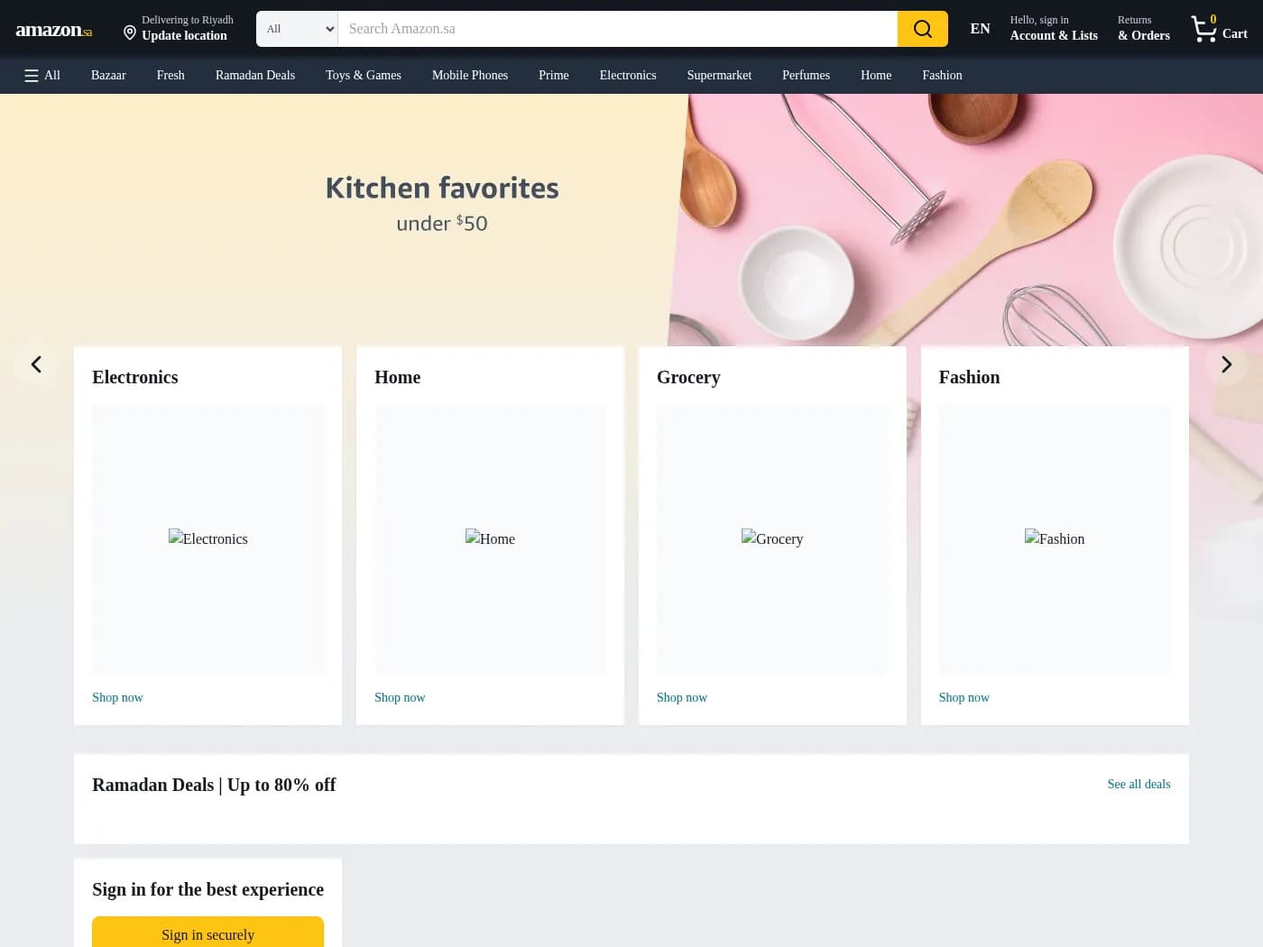 Amazon Clone SA