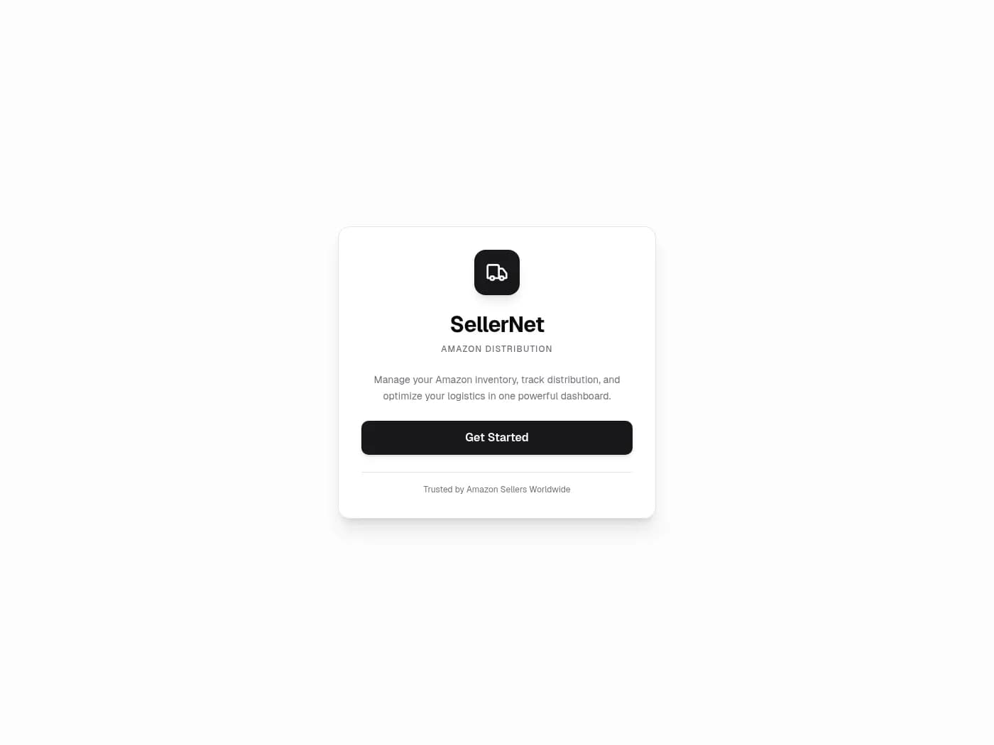 Amazon Seller Network UI