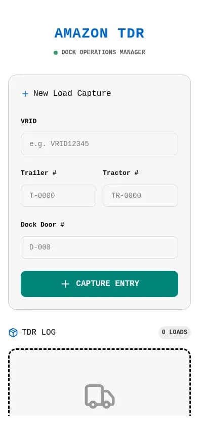 Amazon TDR Manager
