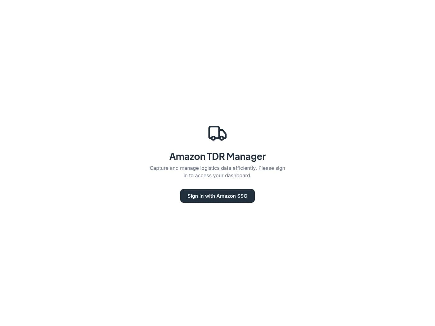 Amazon TDR Manager