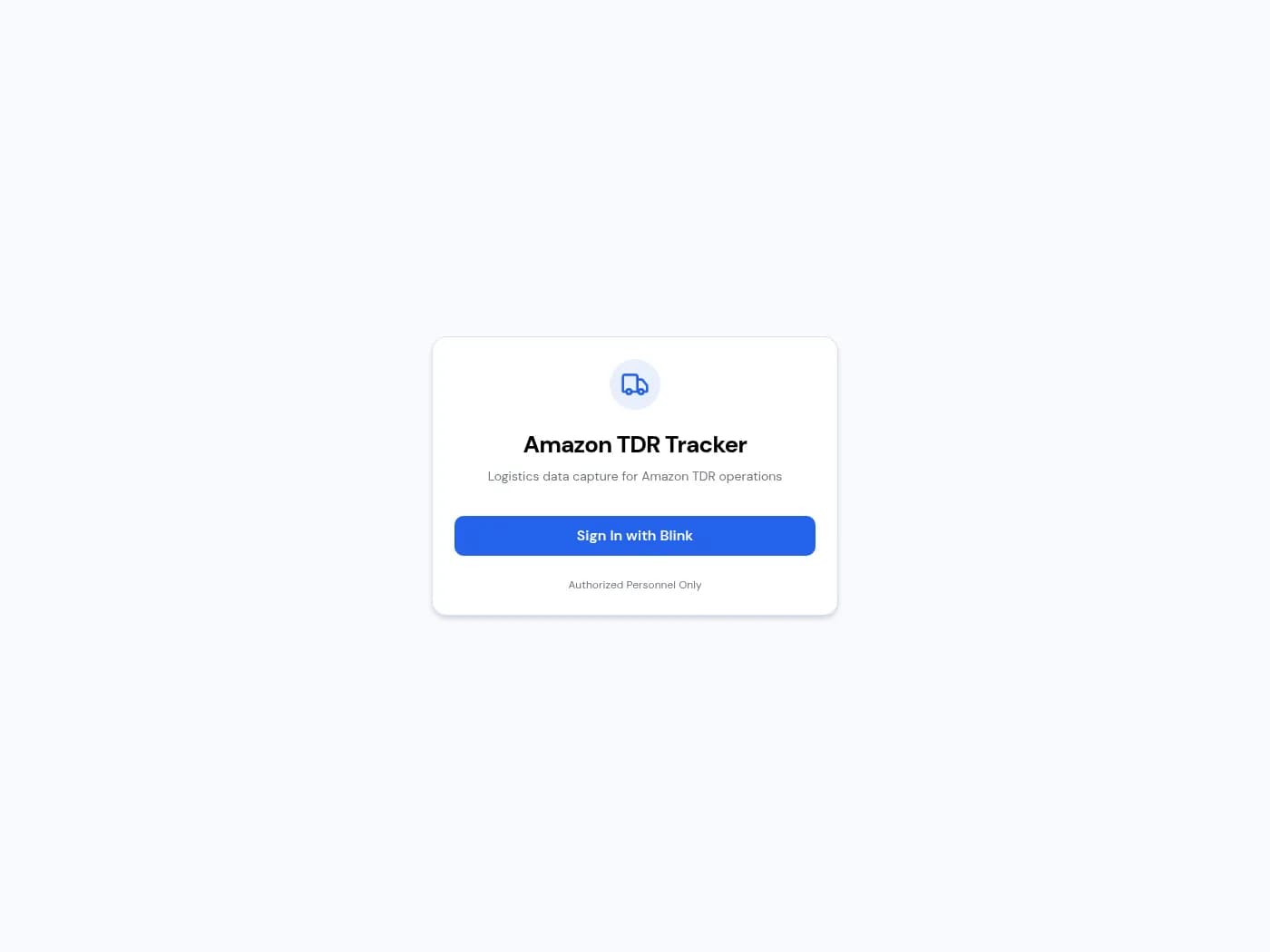 Amazon TDR Tracker