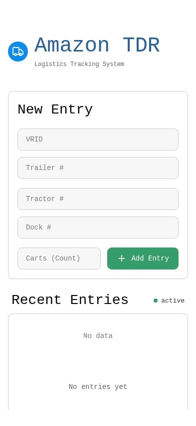 Amazon TDR Tracker