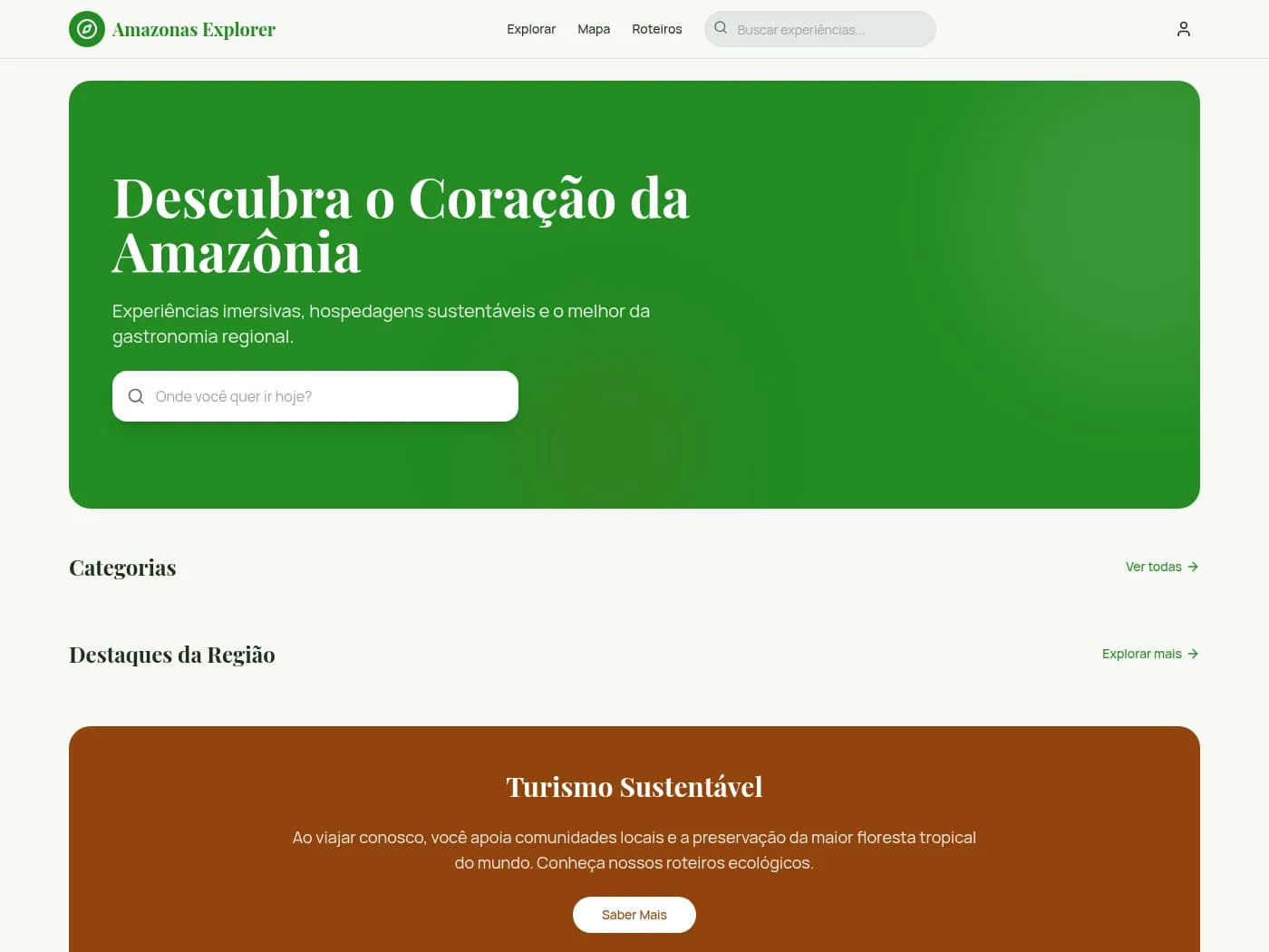 Amazonas Explorer App