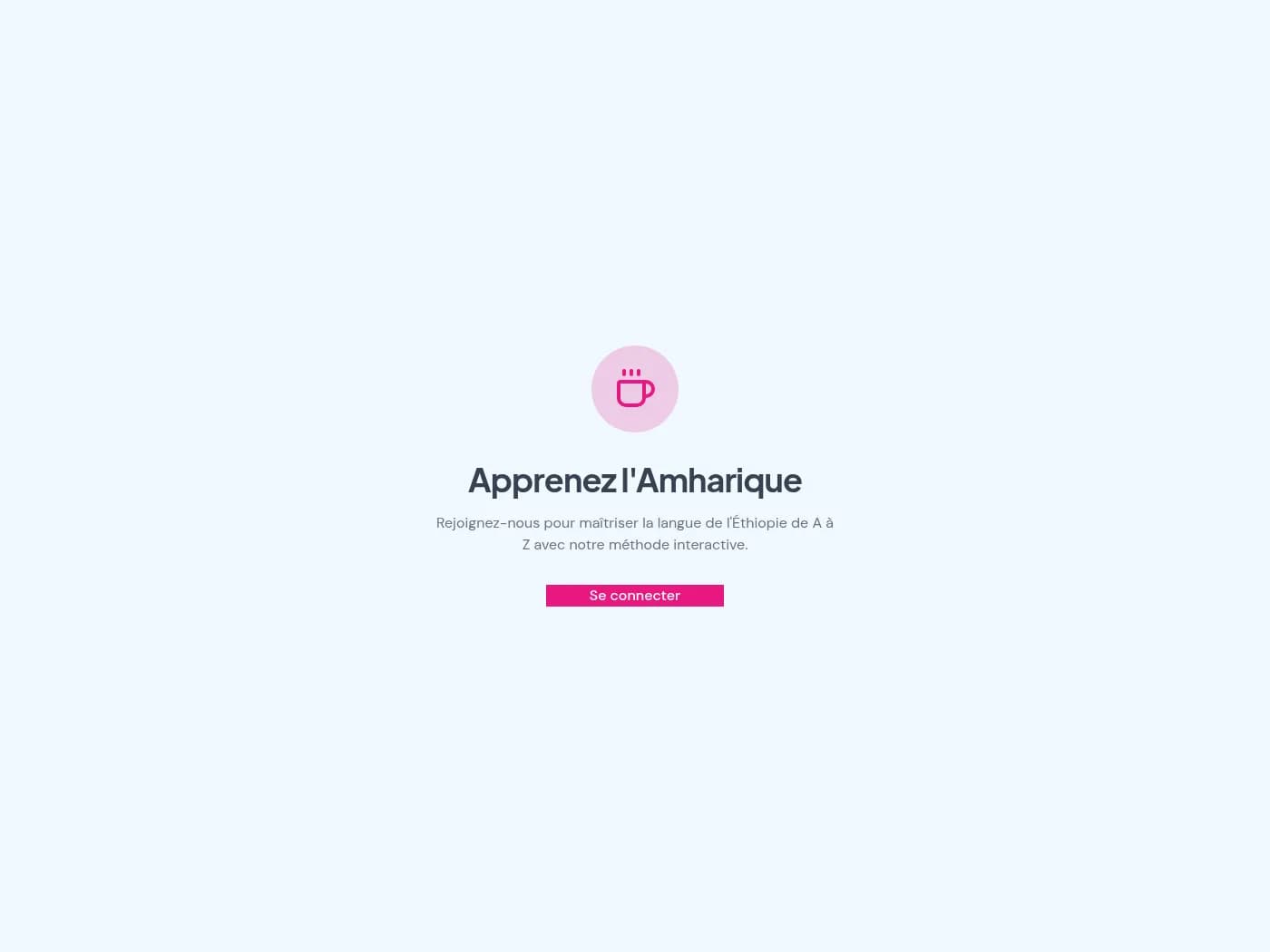 Learn Amharic Online