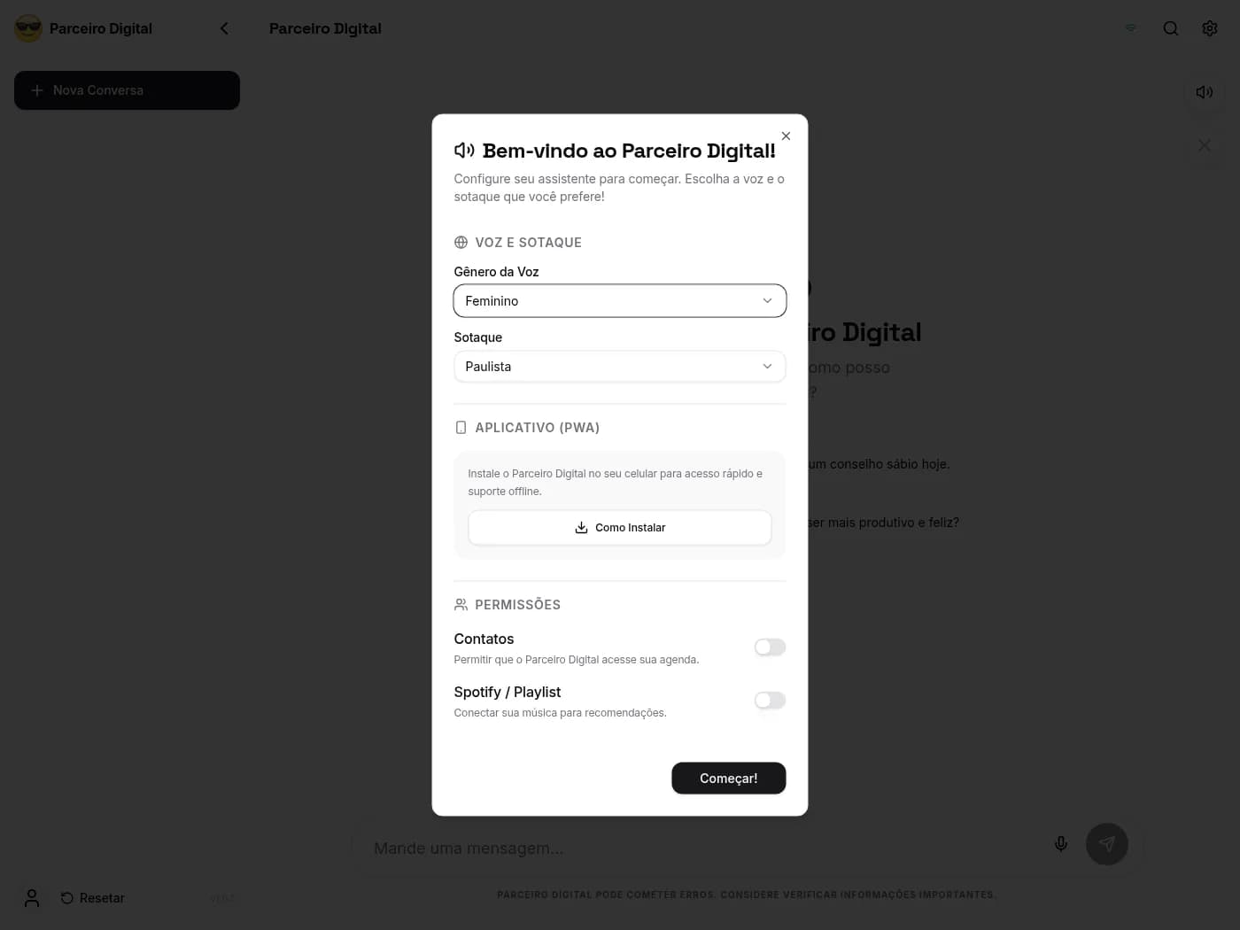 AmigoBot Chat App