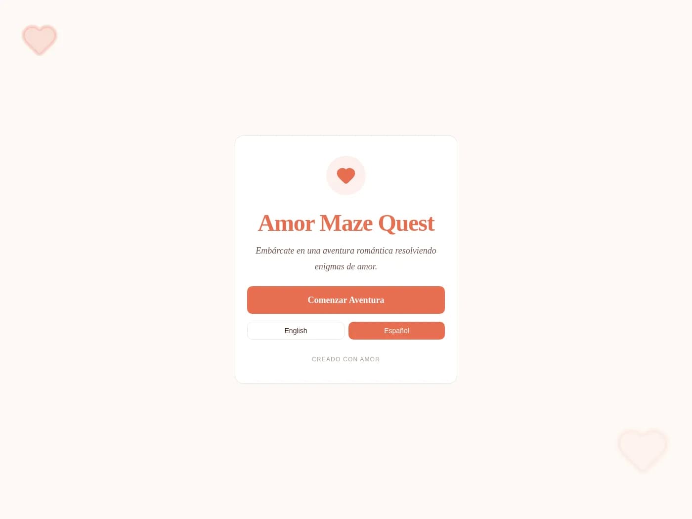 Amor Maze Quest