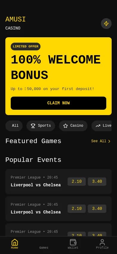 AMUSI Casino App