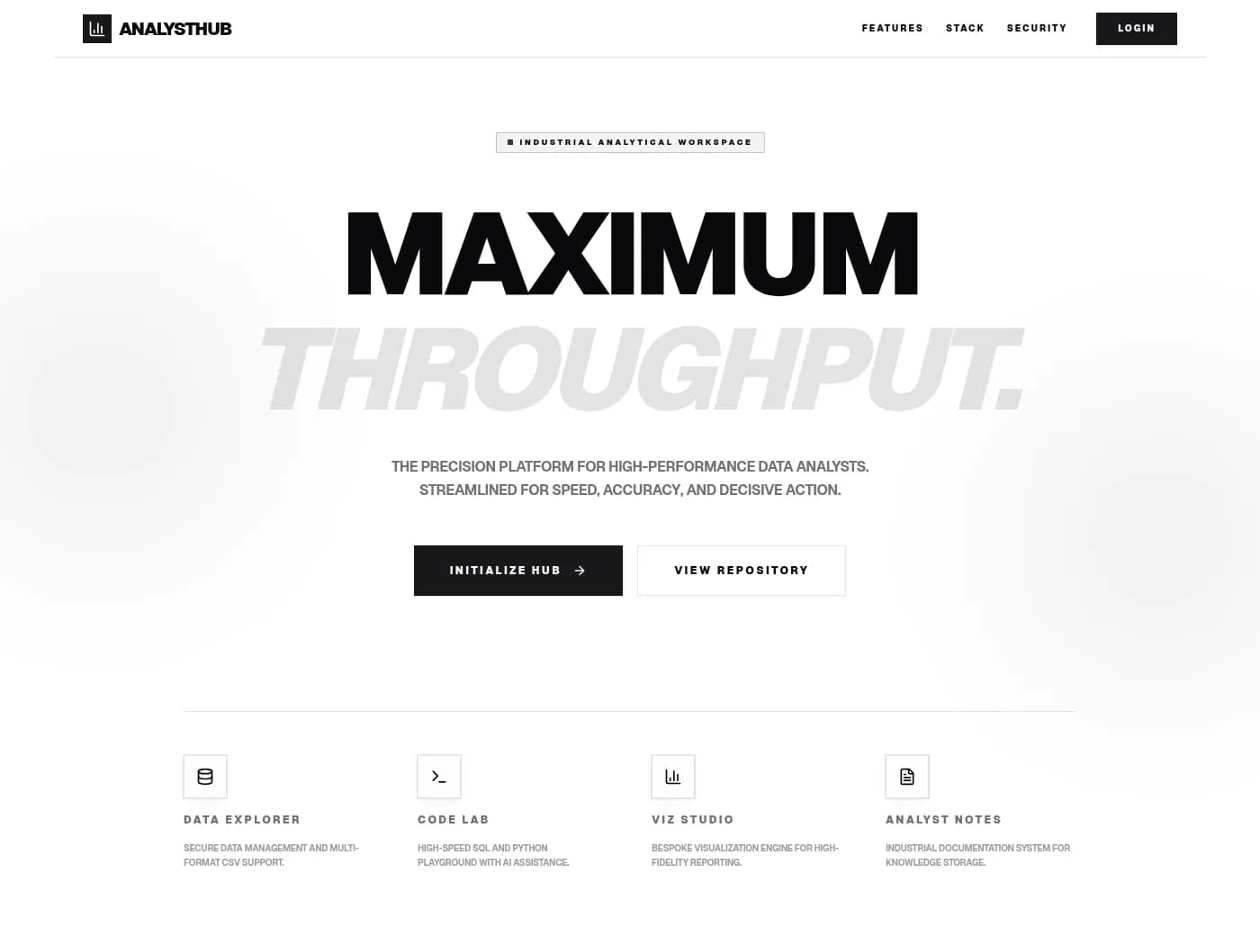 AnalystHub Platform