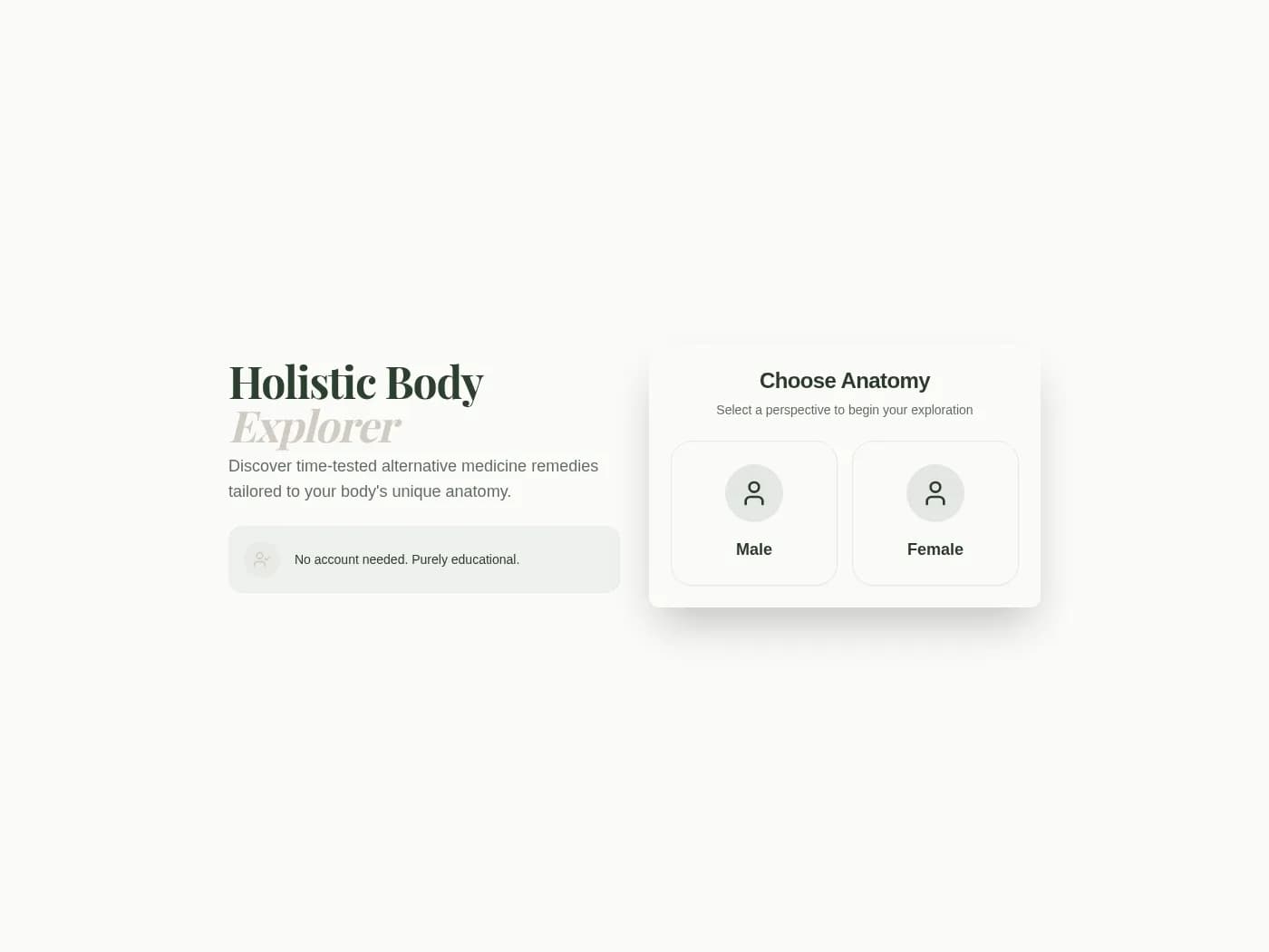 Holistic Anatomy Explorer