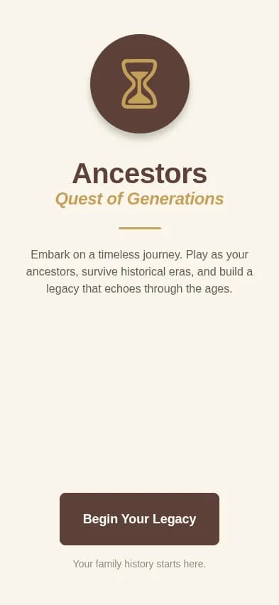 Ancestors Game Quest