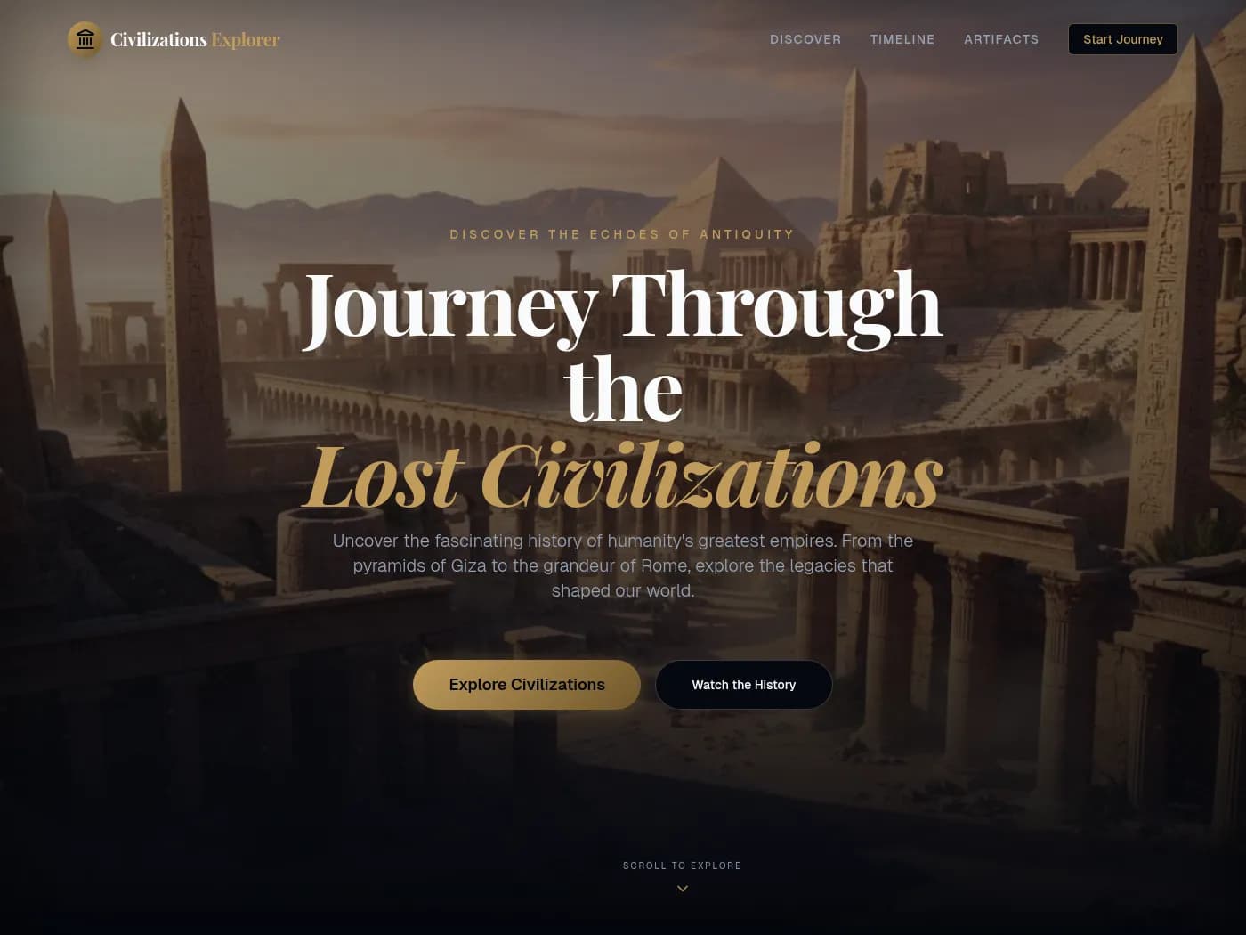 Civilizations Explorer