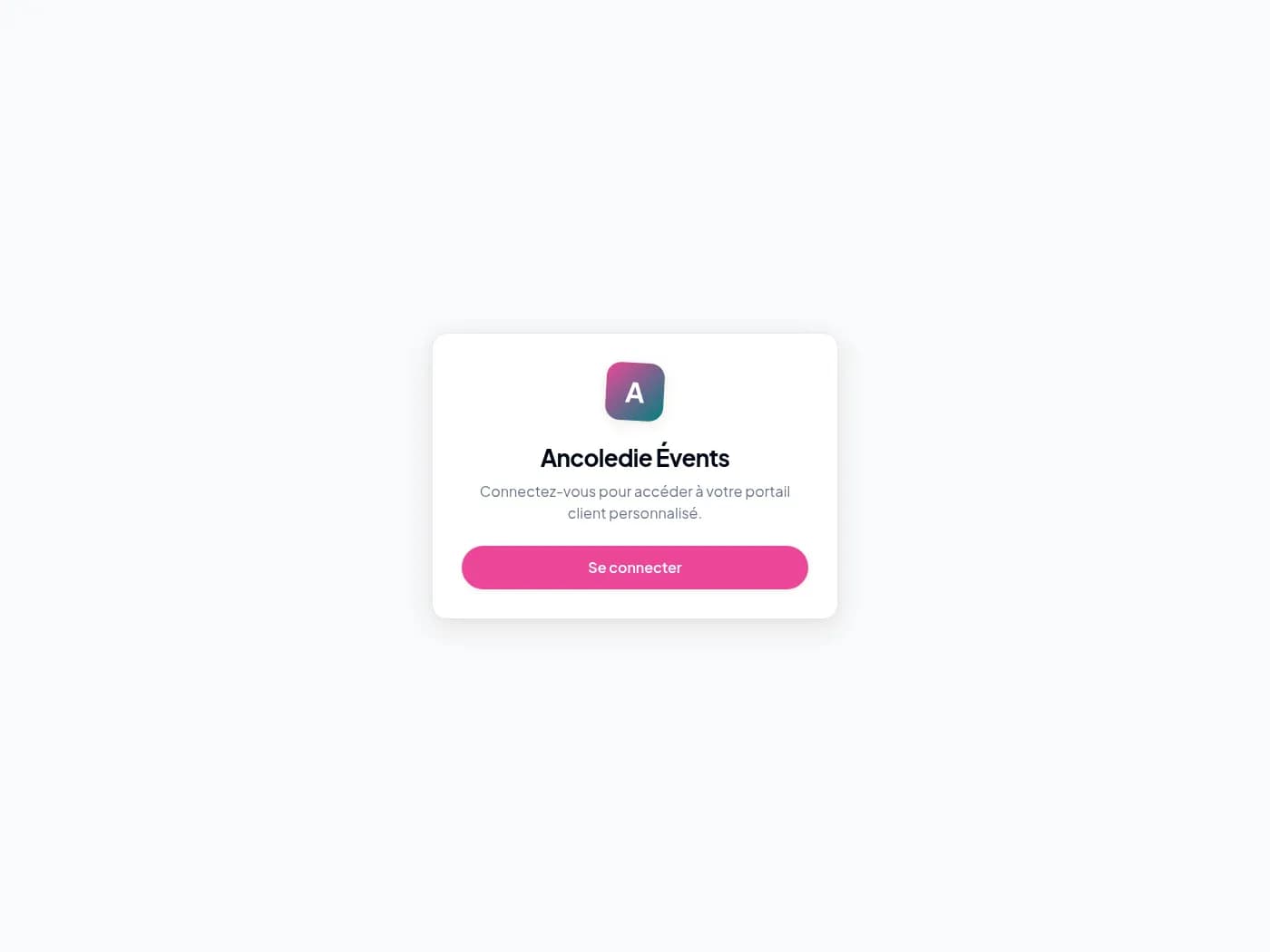 Ancoledie Events Portal