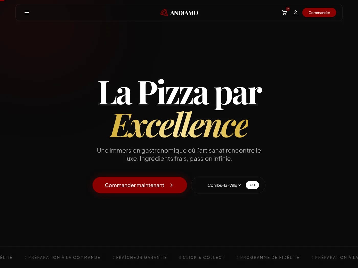 Andiamo E-commerce Experience
