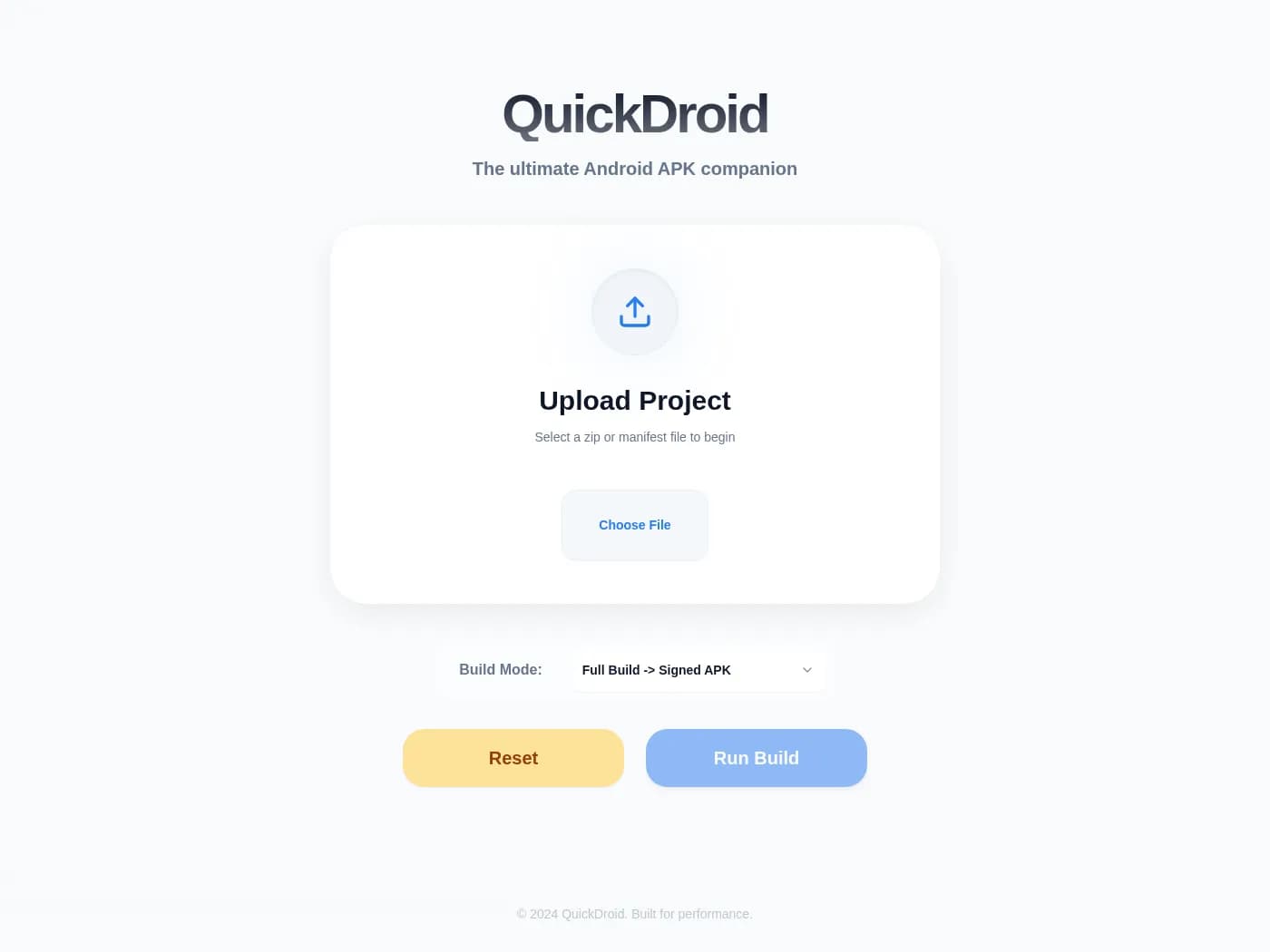 QuickDroid App Builder