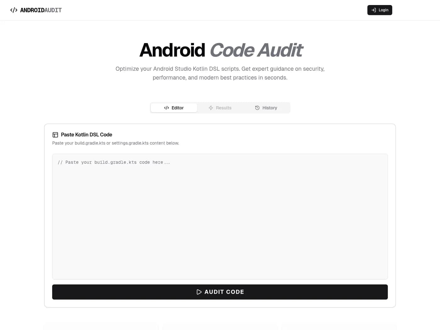 Android Code Audit App