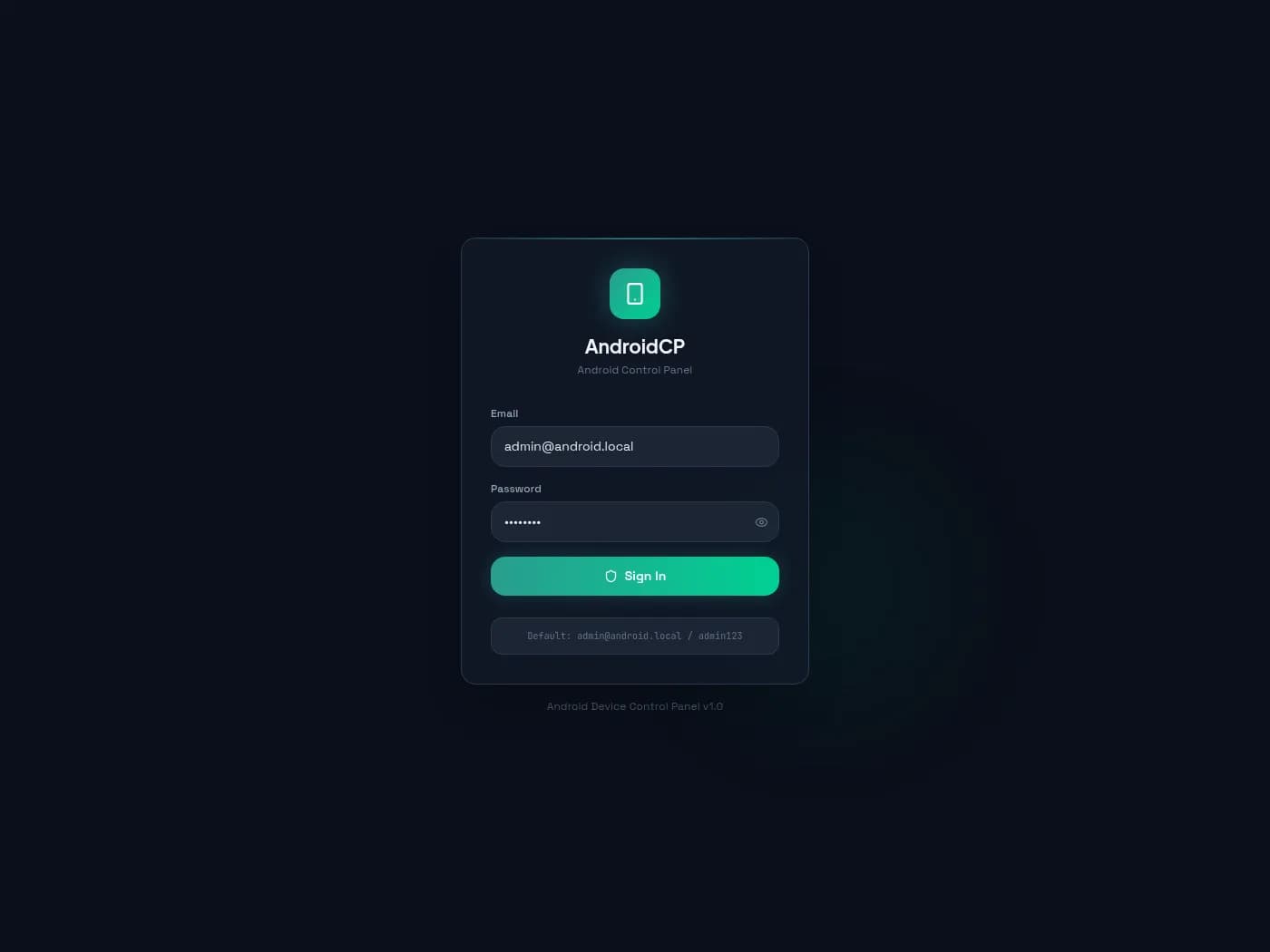 Android Device Panel