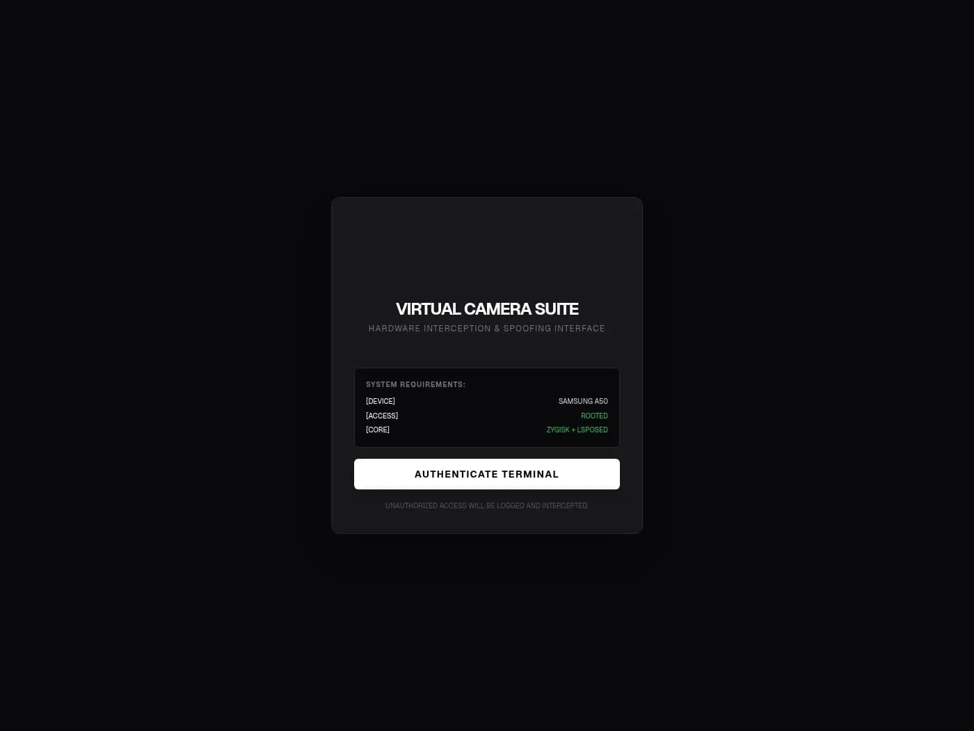 Android Virtual Camera Suite