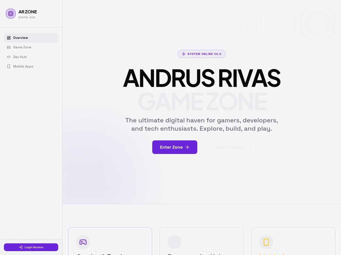 Andrus Rivas Game Zone