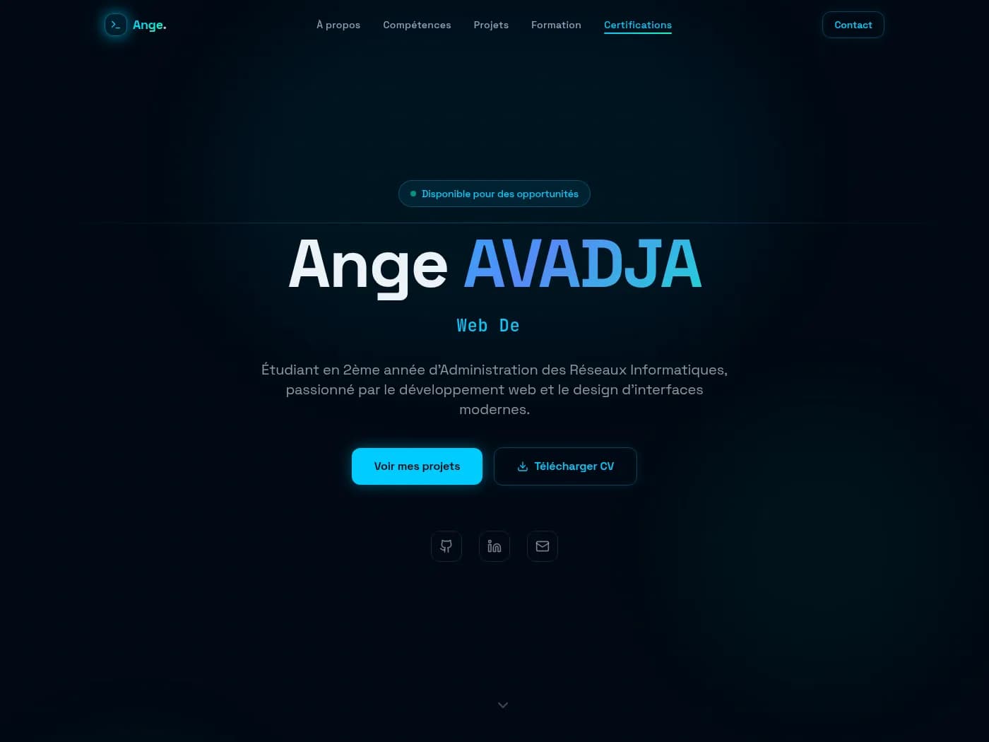 Ange Avadja Portfolio