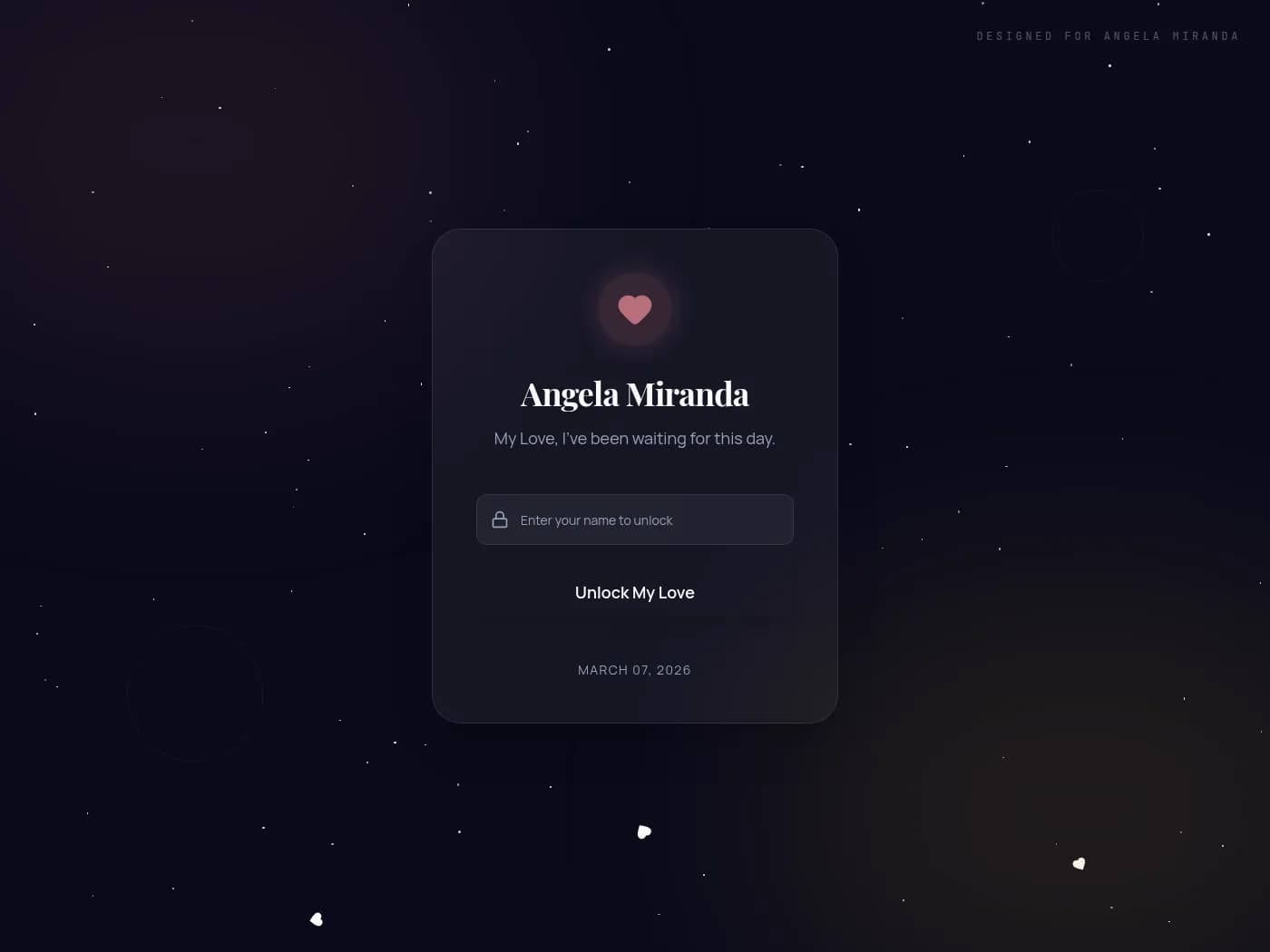 Angela's Grand Birthday Web