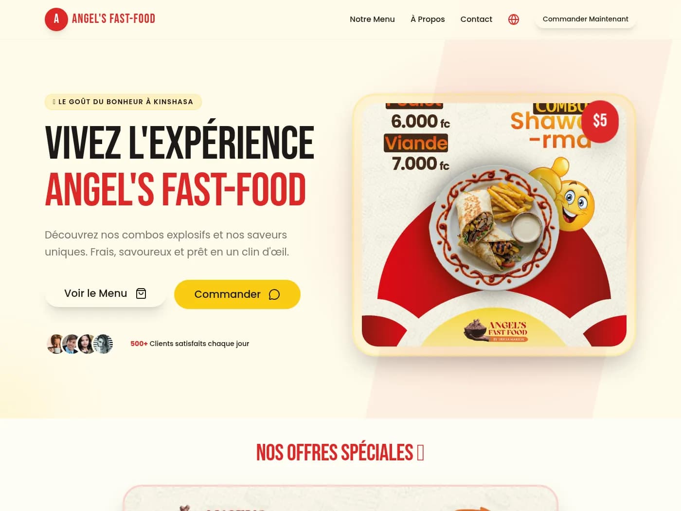 Angel's Fast-Food Web