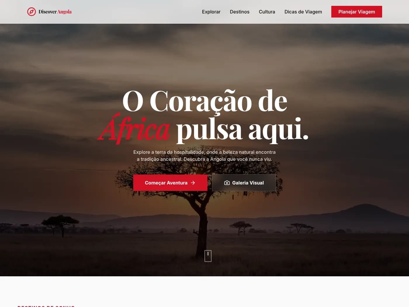 Discover Angola Portal