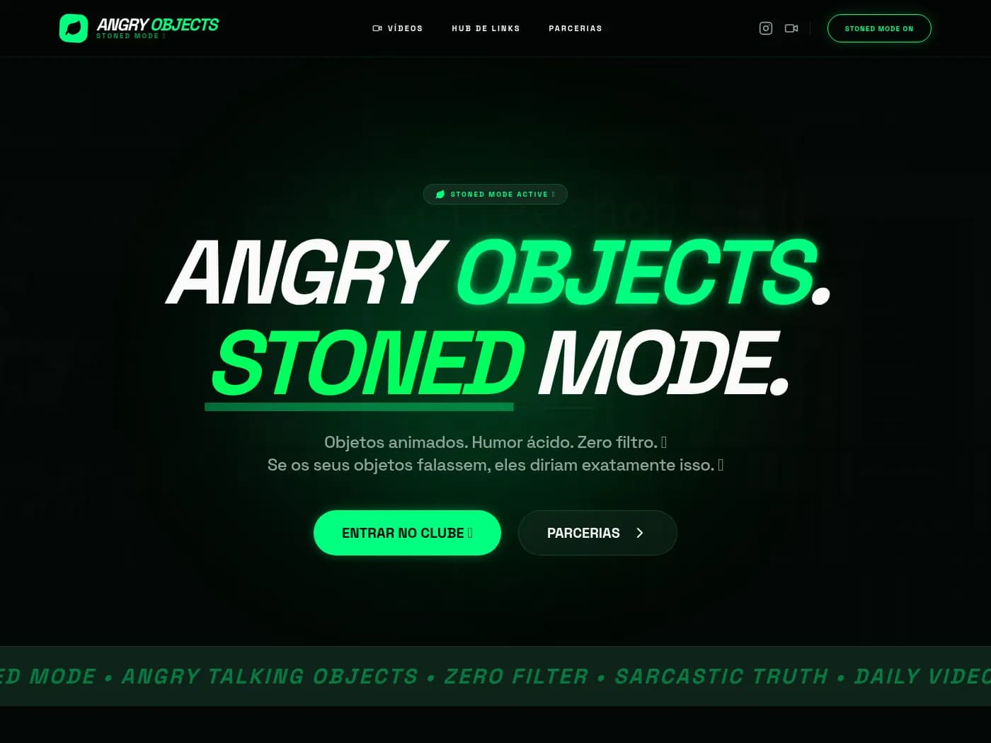 Angry Talking Objects