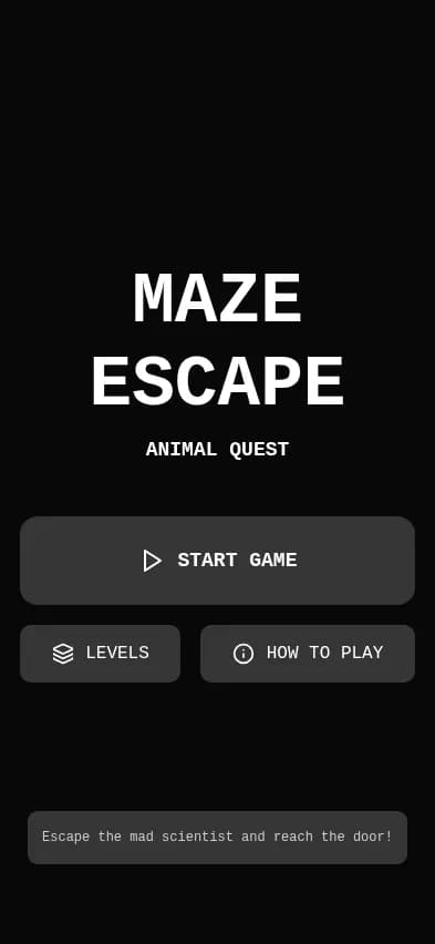 Maze Escape: Animal Quest