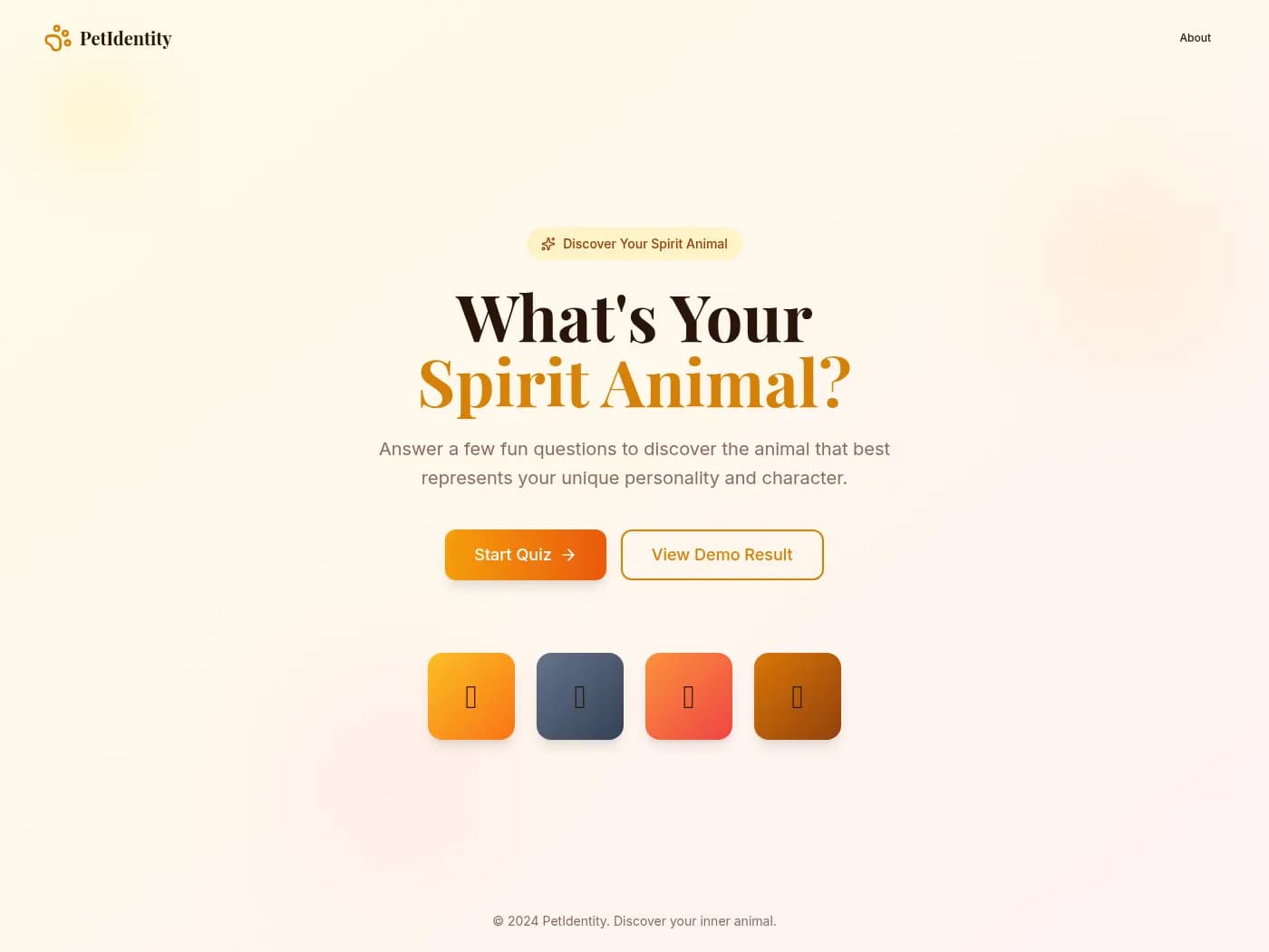 Pet Identity Test