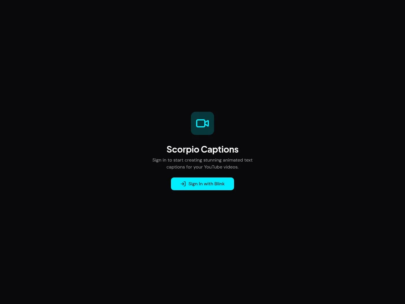 Hyd Scorpio Caption Generator