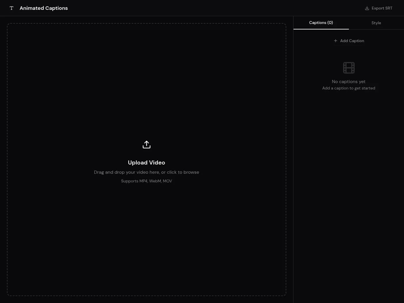 Animated Captions Maker