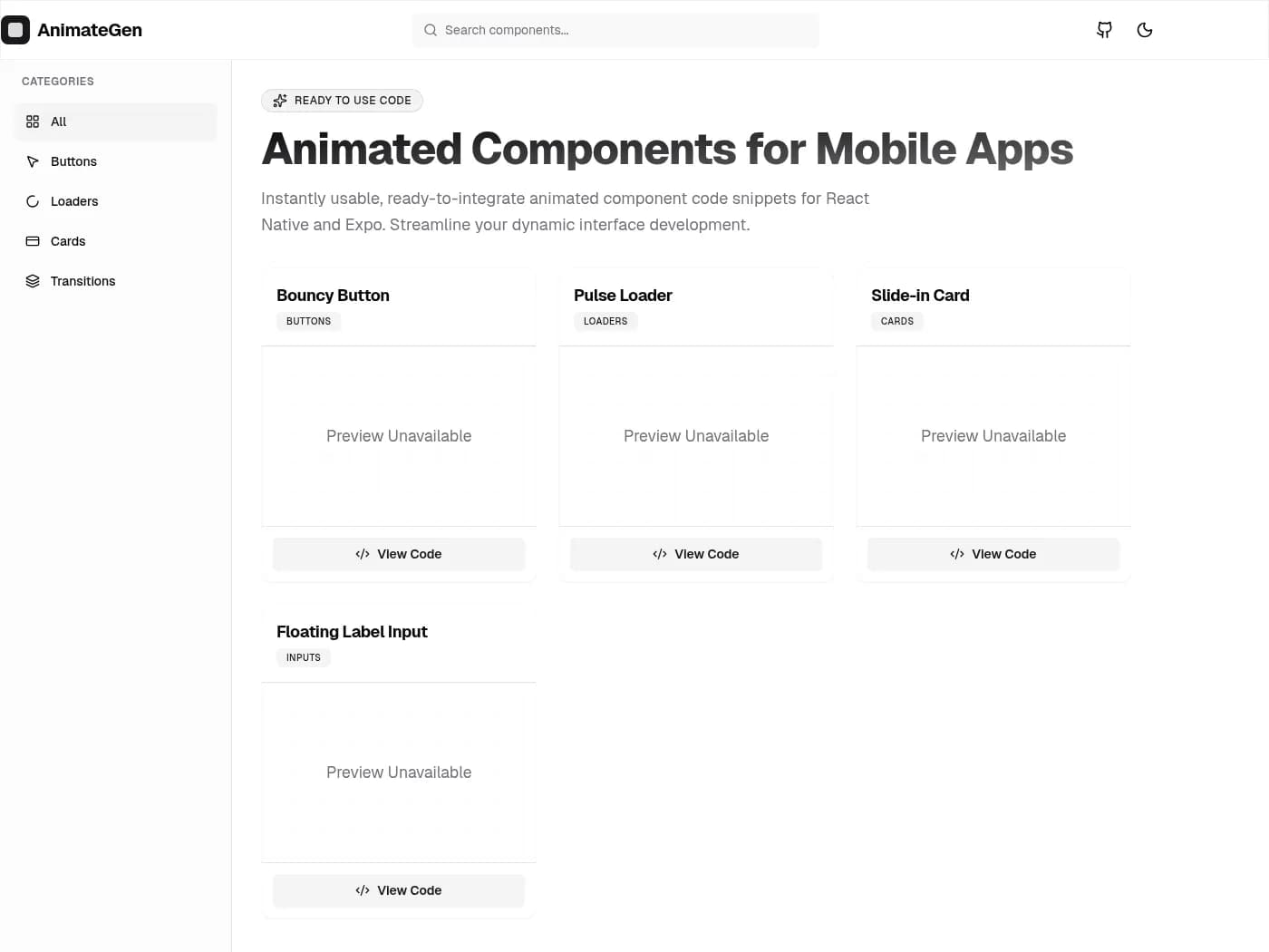 AnimateGen Web