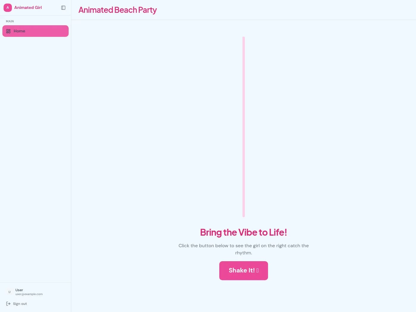 Animated Girl App