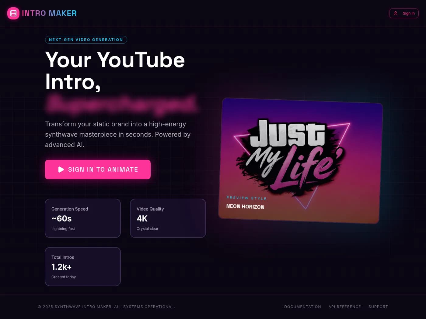 Animated YouTube Intro Maker