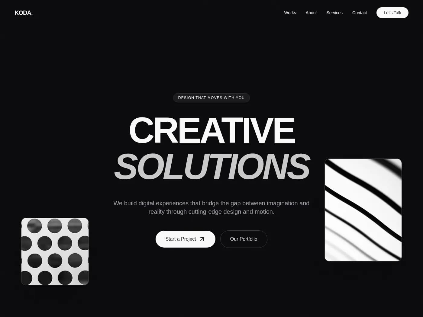 Animated Landing Page