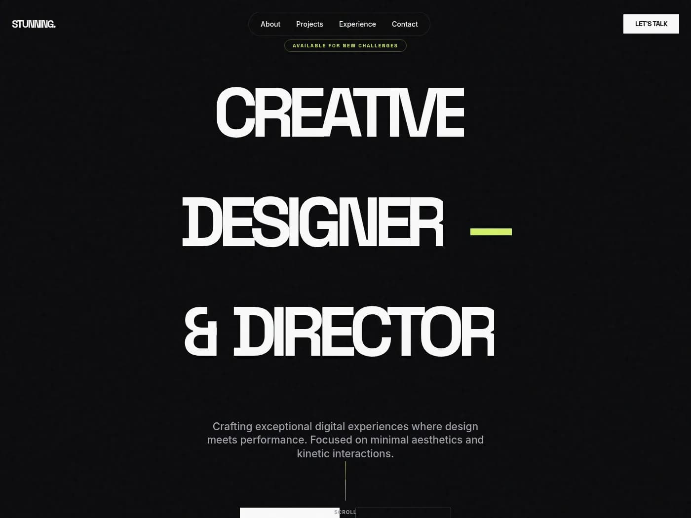 Stunning Resume Site