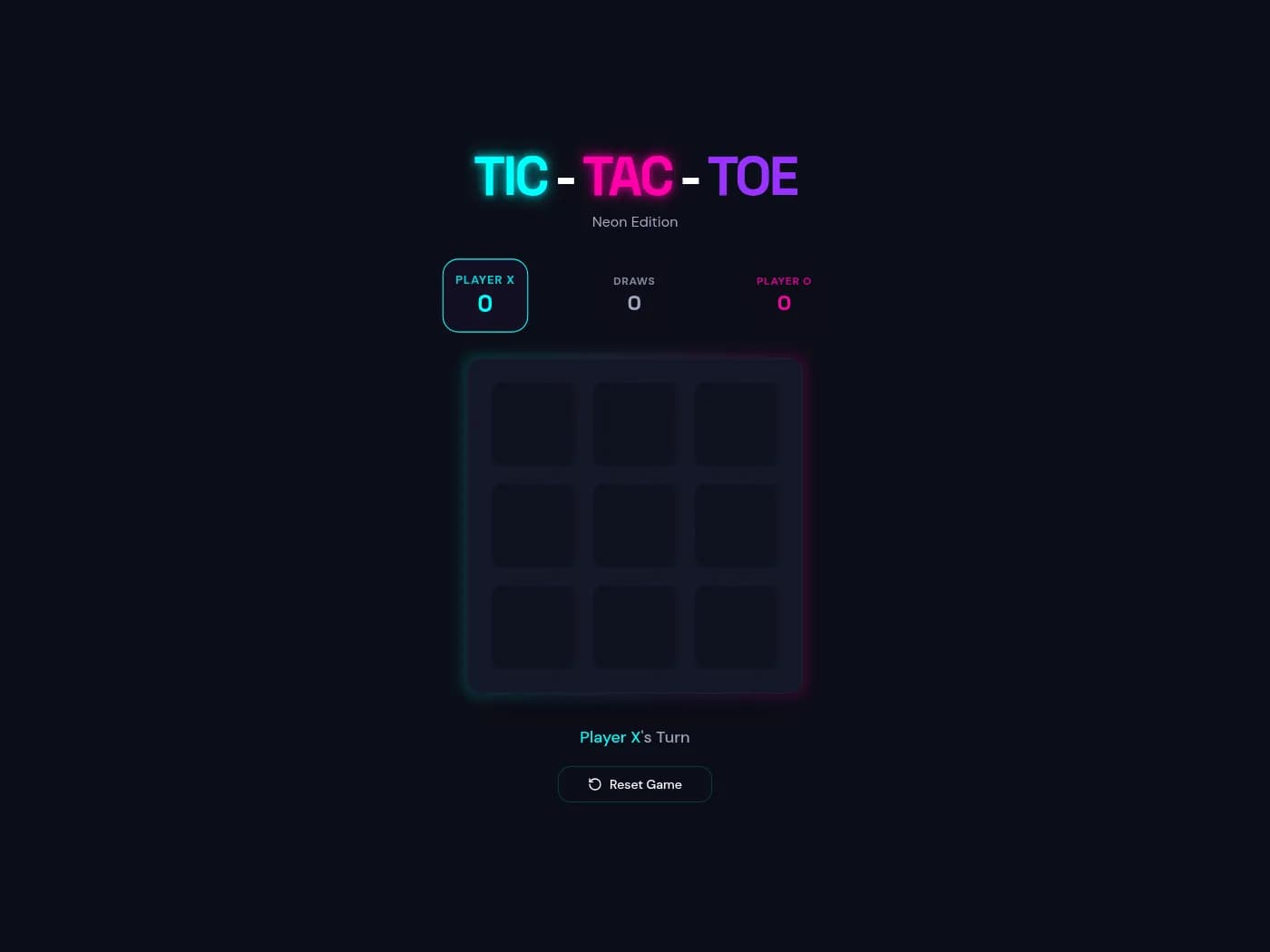 Animated XO Game