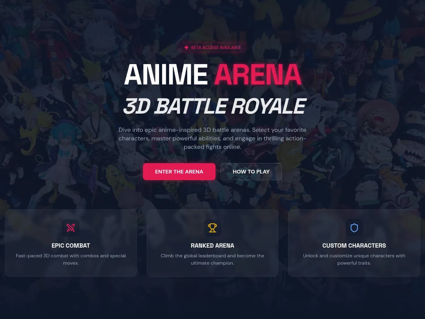 Anime 3D Battle Arena