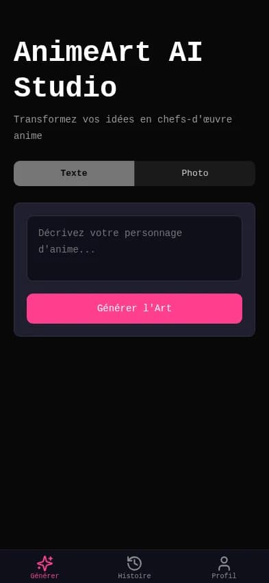 AnimeArt AI Studio