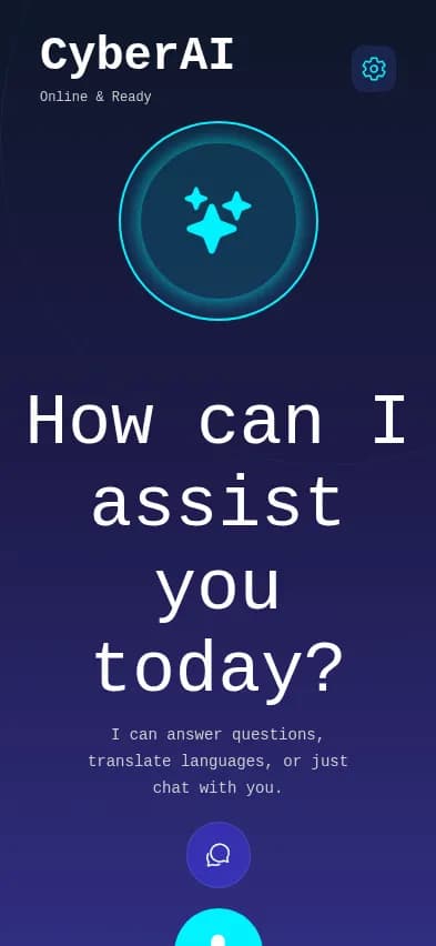 CyberAI Anime Assistant