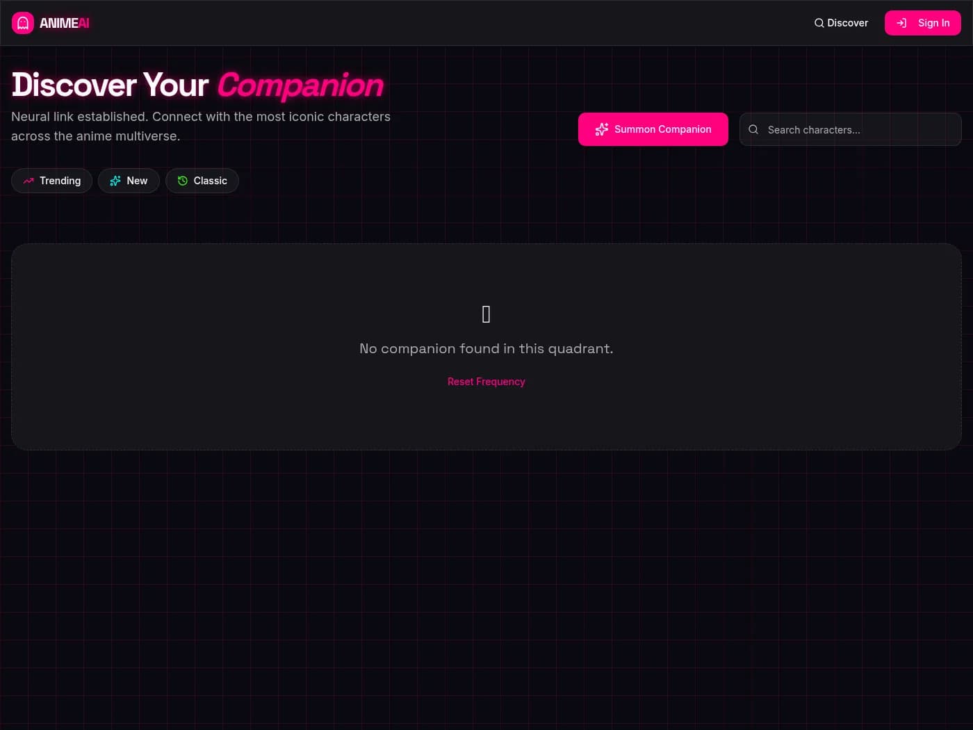 AnimeAI Chat Companion