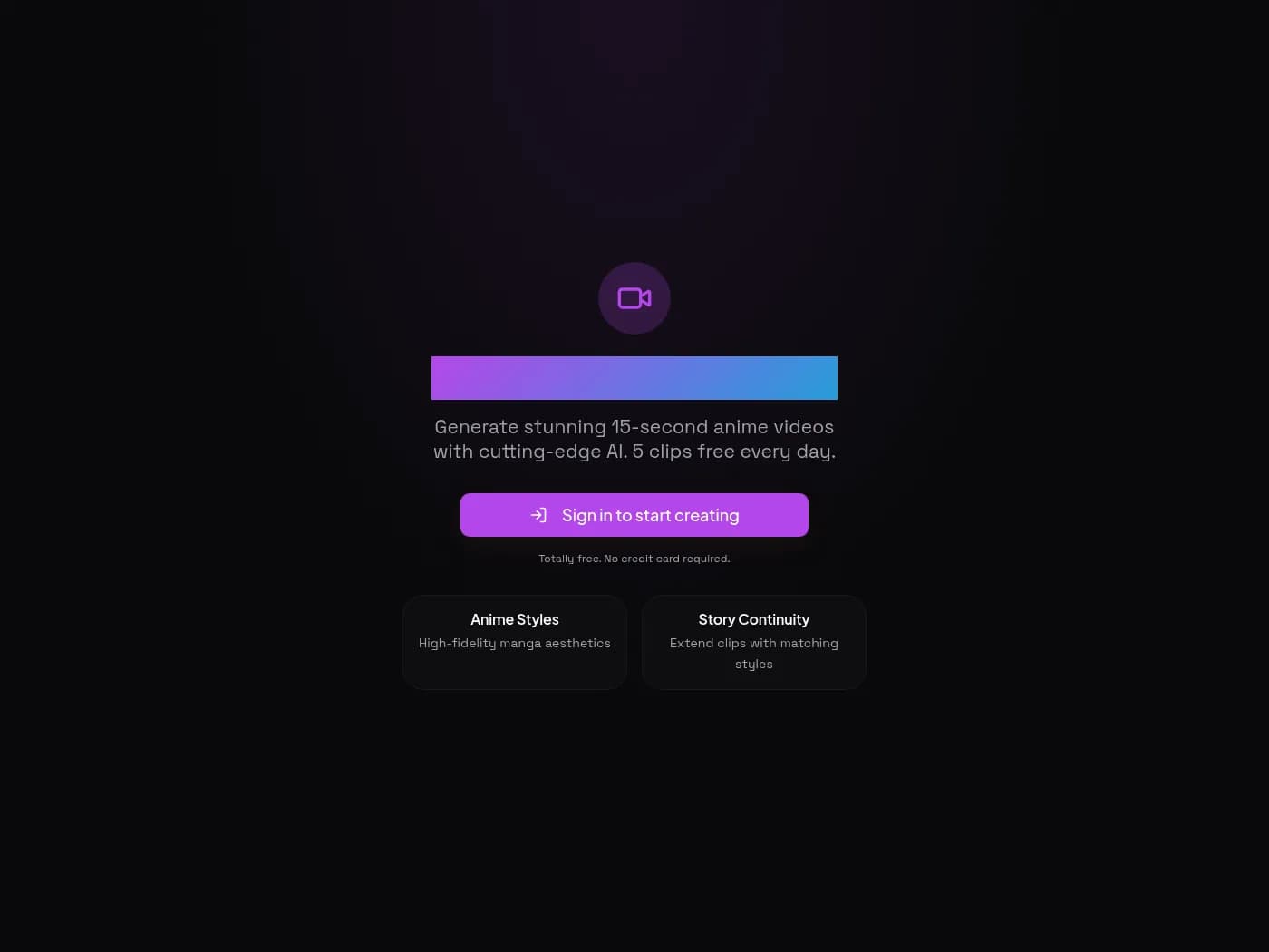 AnimeAI Clip Generator