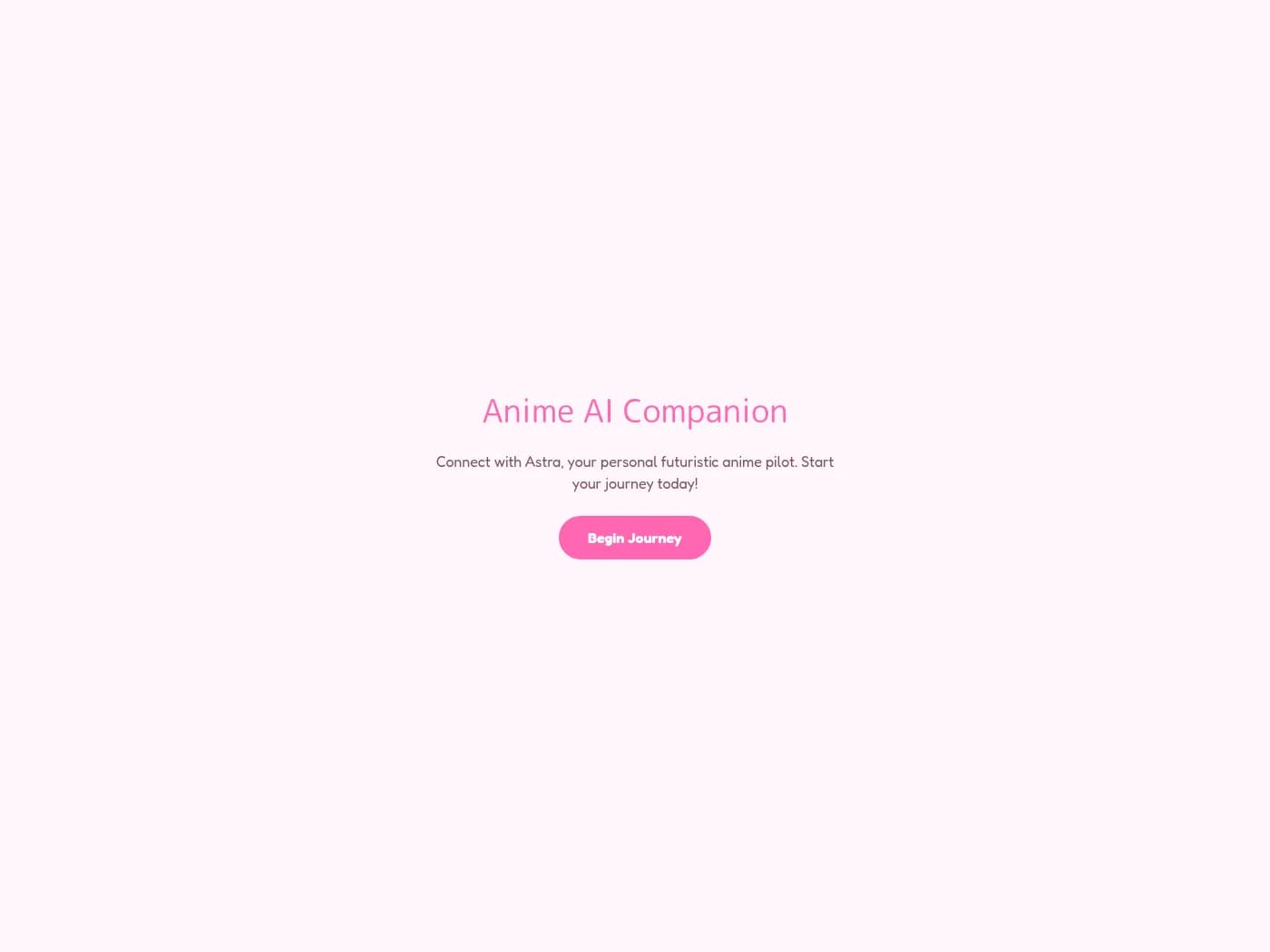 Anime AI Companion