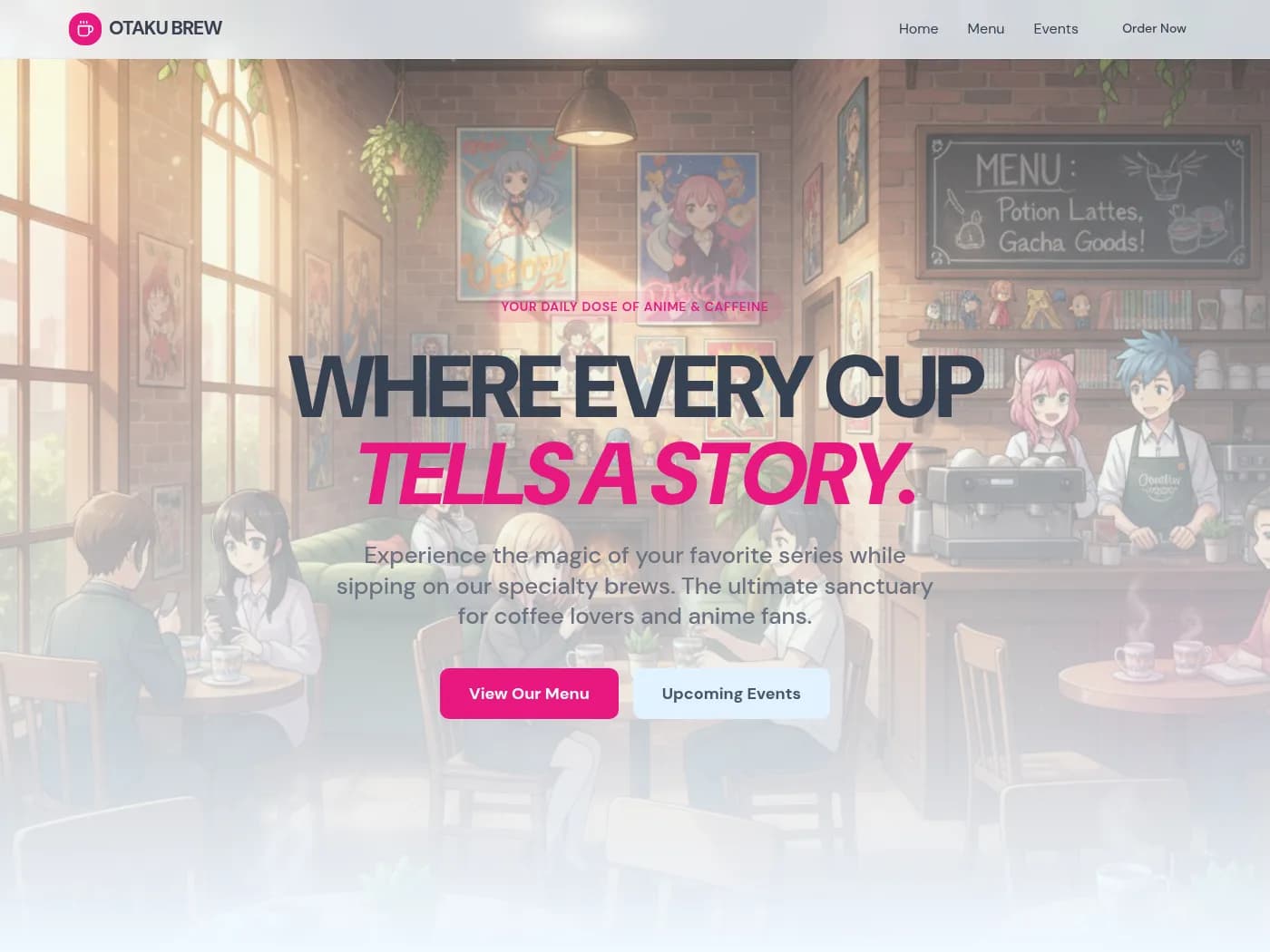 Otaku Brew Café Site