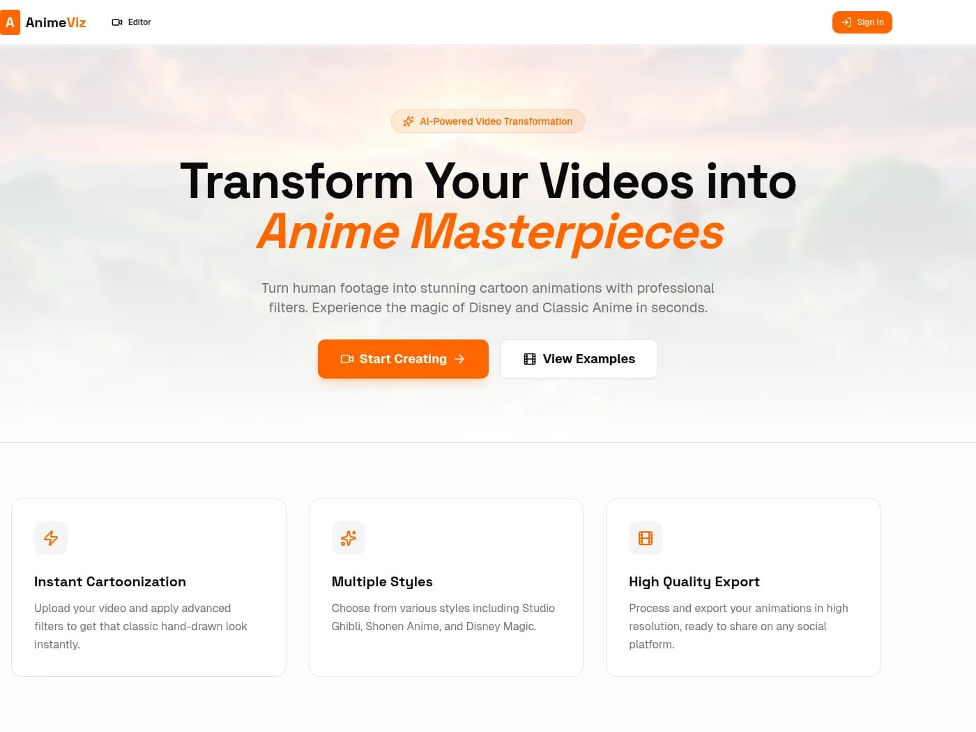 Anime Video Cartoonizer