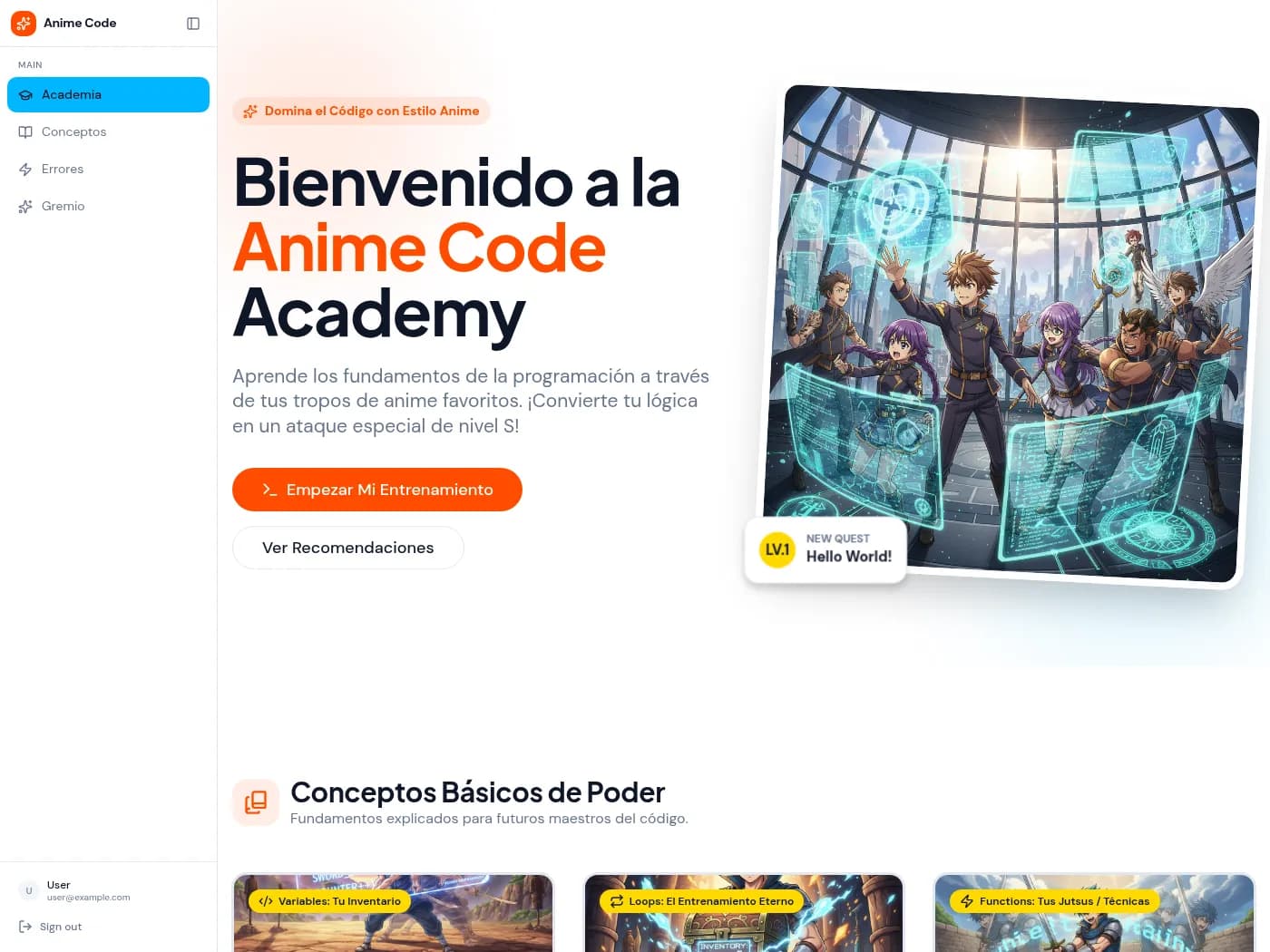 Anime Code Academy