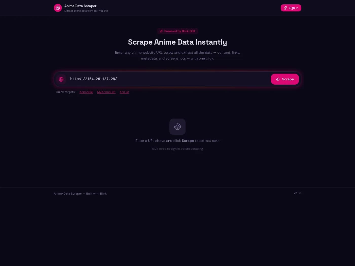 Anime Data Scraper