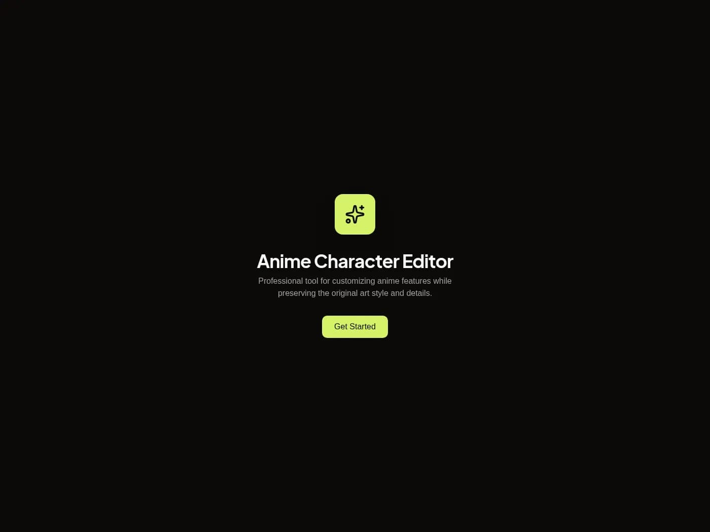 Anime Character Editor