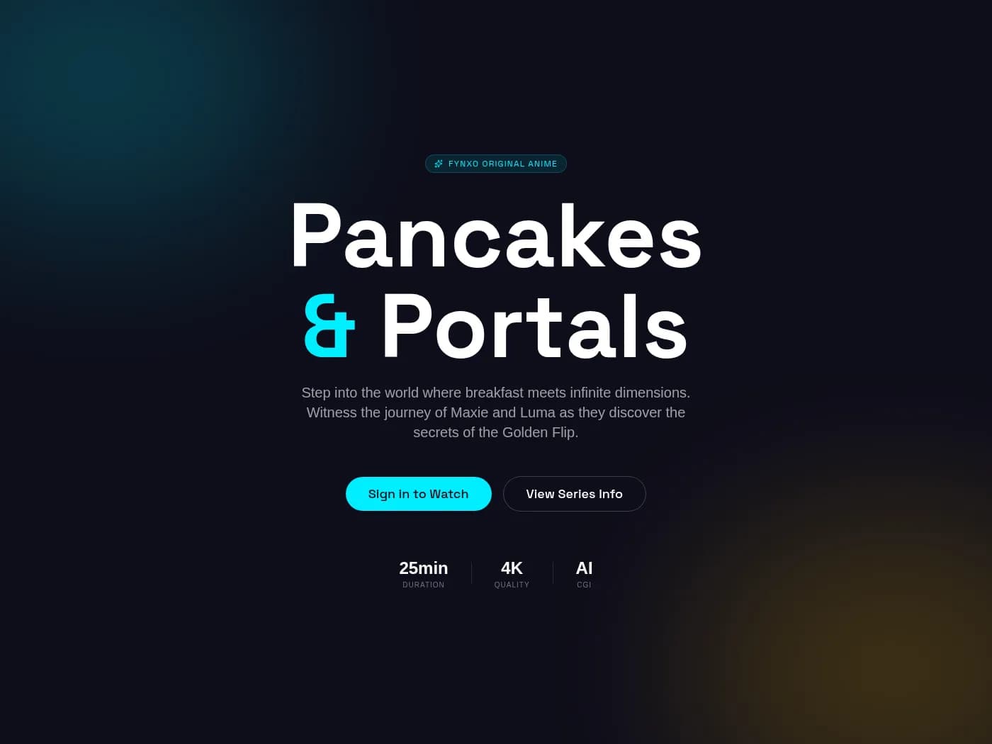 Pancakes & Portals Anime