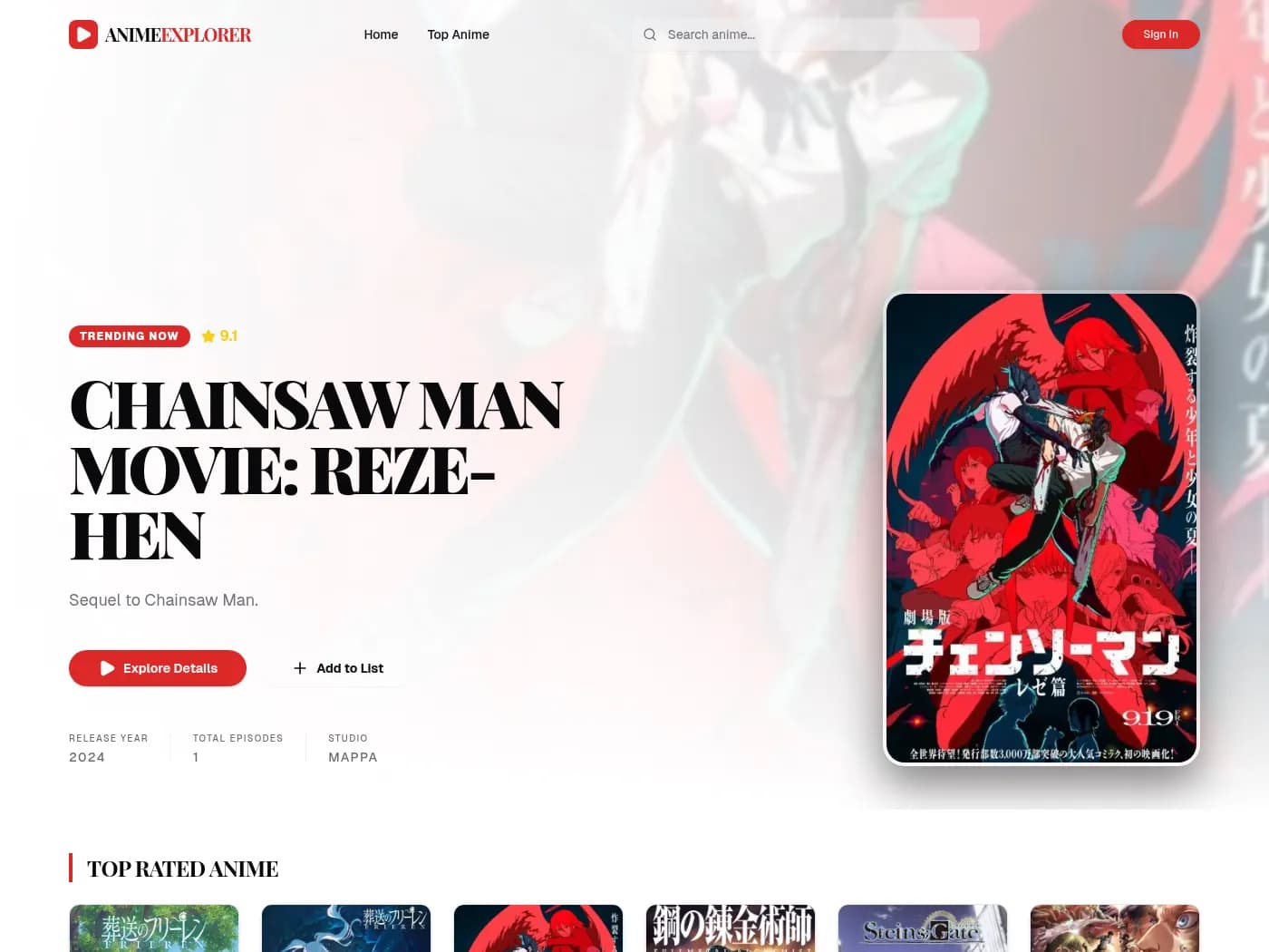 Anime Explorer